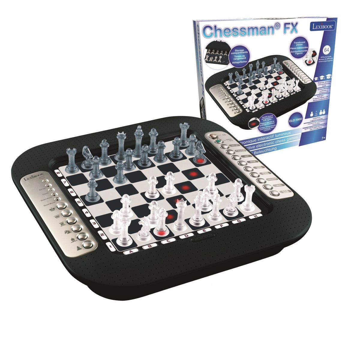 ChessMan FX jeu d'échecs magnétique & électronique au meilleur prix | E ...
