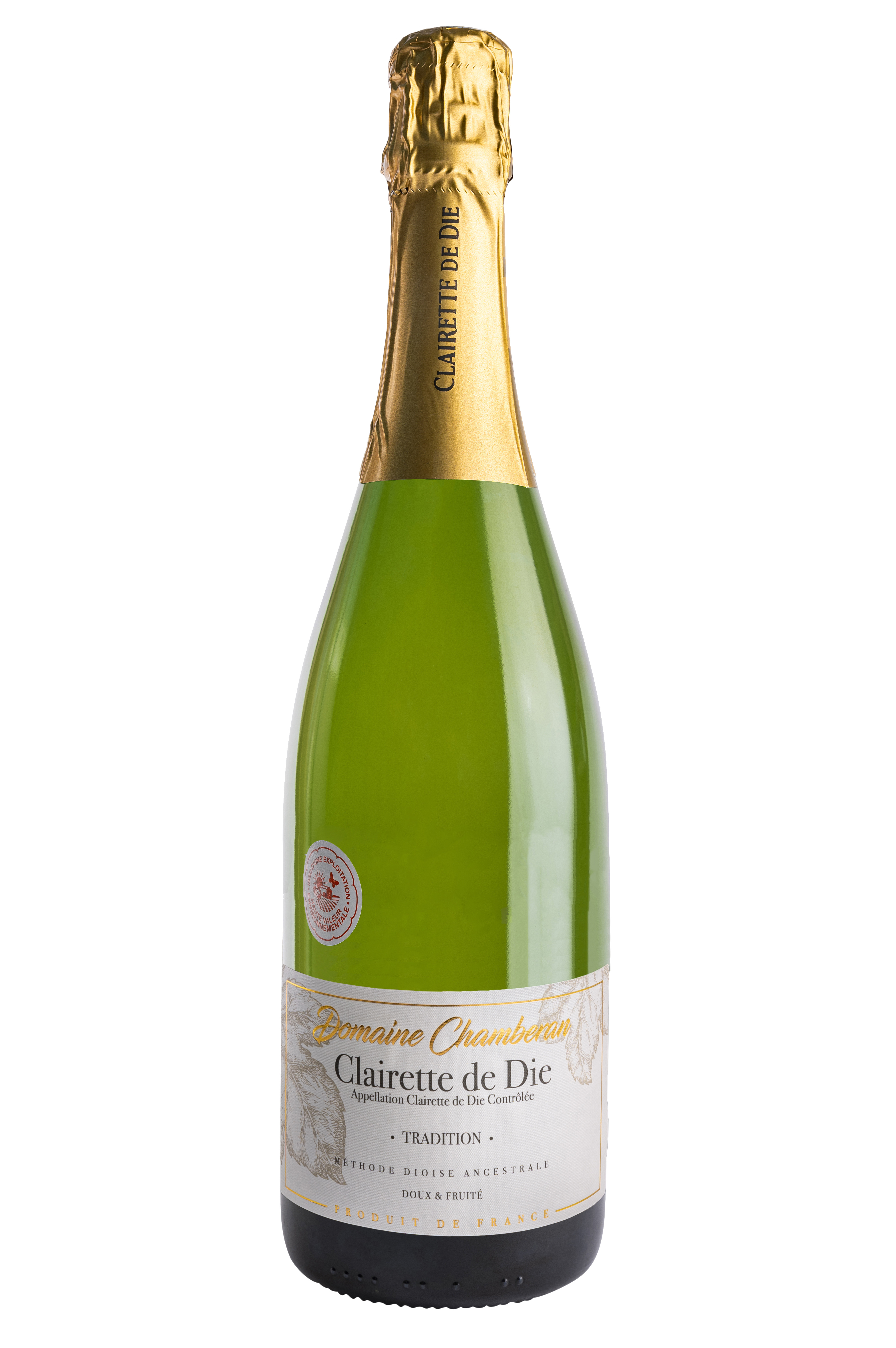 Clairette de Die AOP Domaine Chamberan Cuvée Prestique - Doux - 75 cl ...
