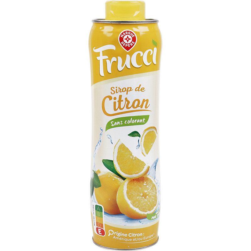SIROP CITRON BIDON 75CL - FRUCCI au meilleur prix | E.Leclerc