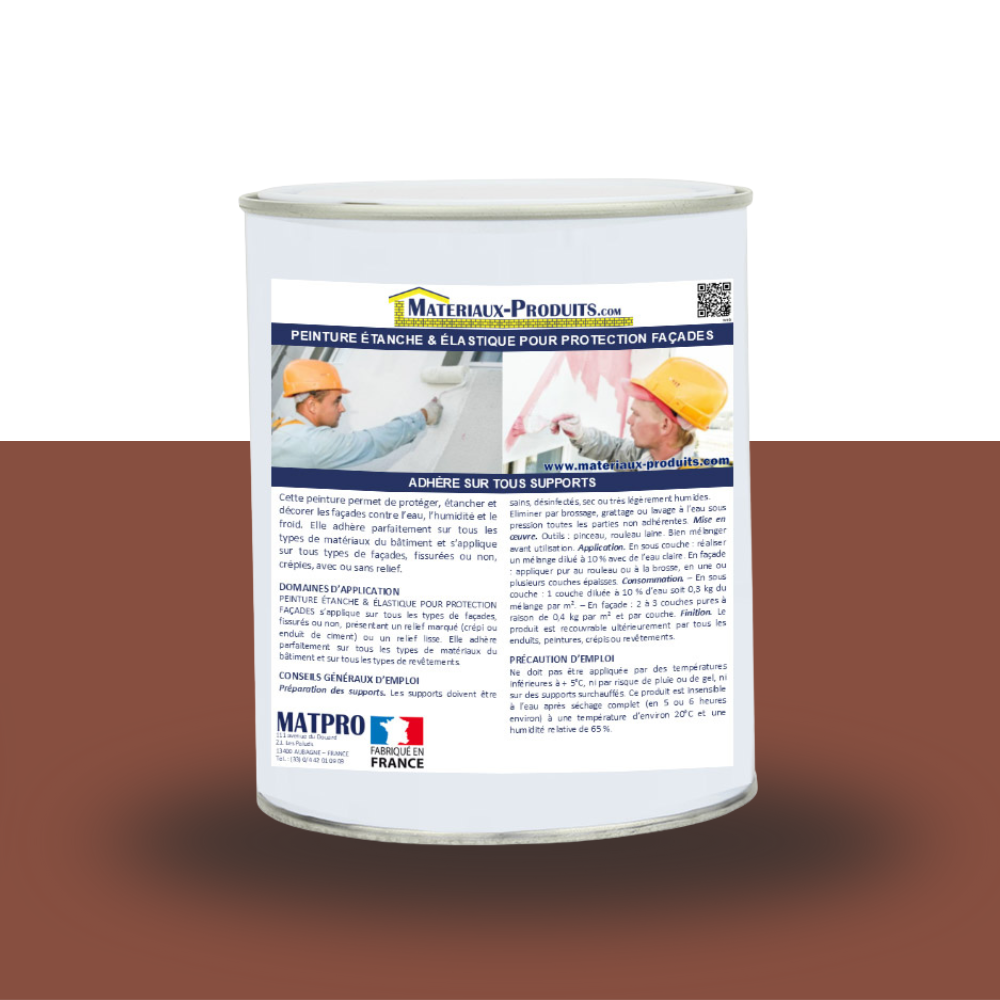 Peinture étanche & élastique pour protection façade Tonnelet de 20 Kg ...