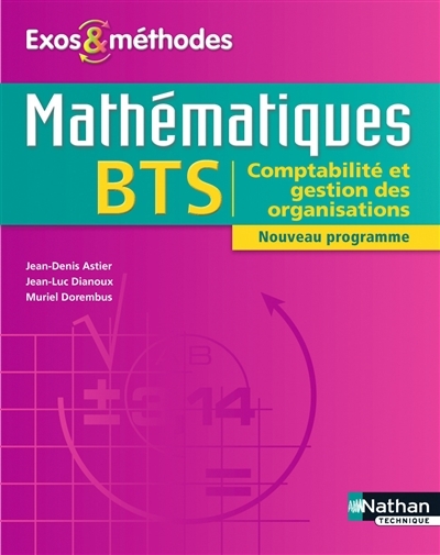 Mathématiques BTS CGO Exos et méthodes Livre de l'élève (Broché) au meilleur prix | E.Leclerc
